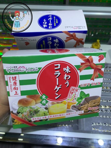 Collagen Habberu Kenko Nhân Sâm Đặc Sản Singapore