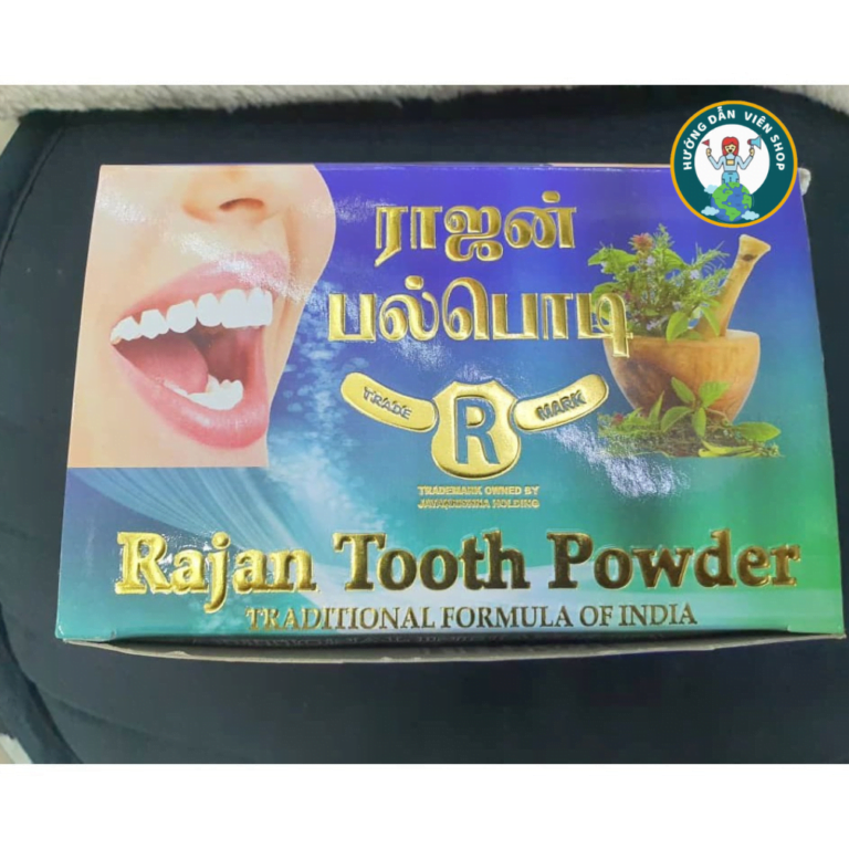 Rajan Tooth Powder - Thuốc Trắng Răng Malaysia - Hướng Dẫn Viên Shop